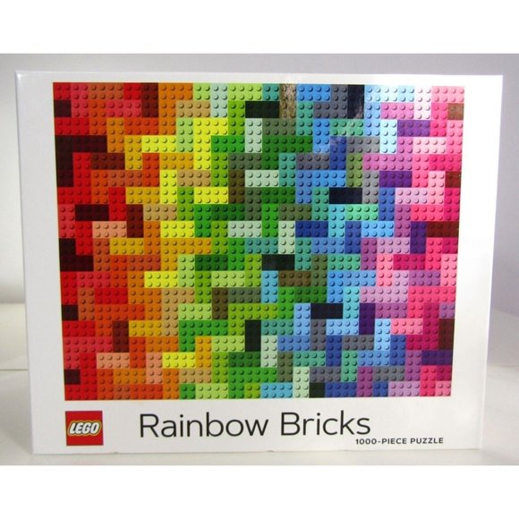 Lego | Toys | Lego Rainbow Bricks 00 Piece Jigsaw Puzzle New | Poshmark